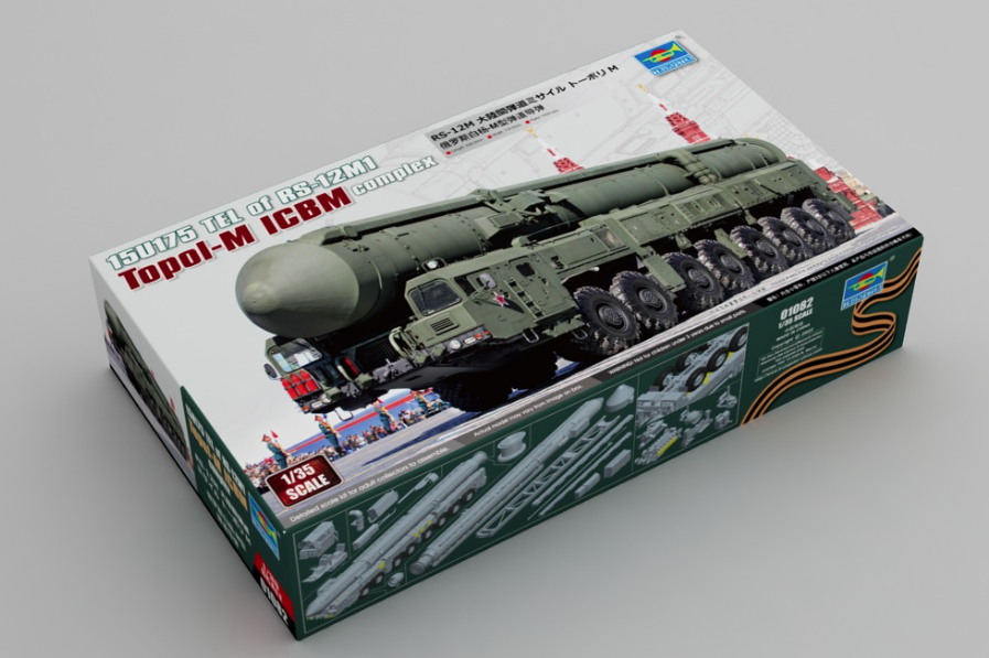 15U175 TEL of RS-12M1 Topol-M ICBM complex 1/35 - Trumpeter | Car-model ...