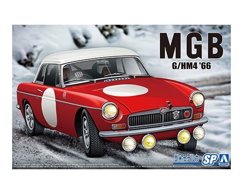 BLMC G/HM4 MG-B CLUB RALLY Ver. '66 1/24 - Aoshima | Car-model-kit.cz