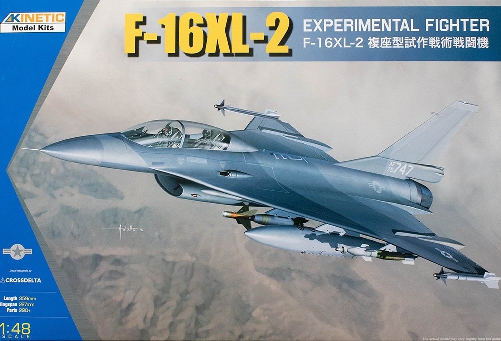 F-16XL-2 Experimental Fighter 1/48 - Kinetic | Car-model-kit.cz