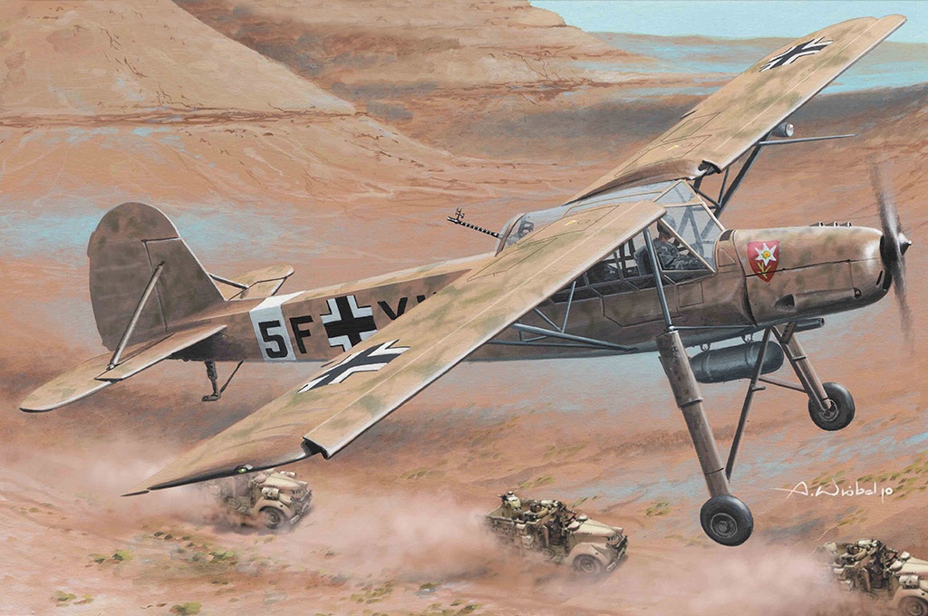 Fieseler Fi-156 C-3/TROP Storch 1/35 - Hobby Boss | Car-model-kit.cz