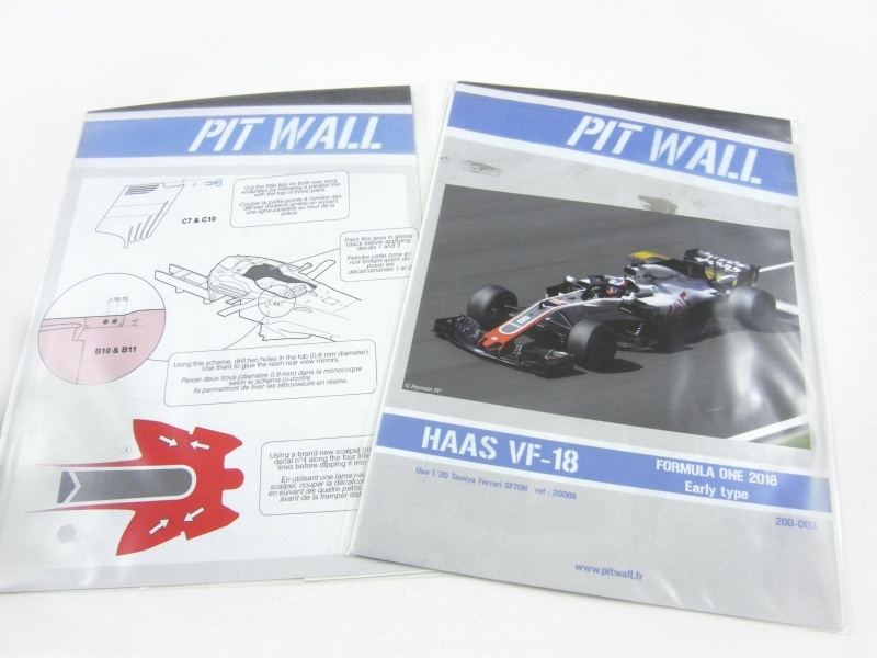 HAAS VF-18 Formula One 2018 Early Type - Pit Wall | Car-model-kit.cz