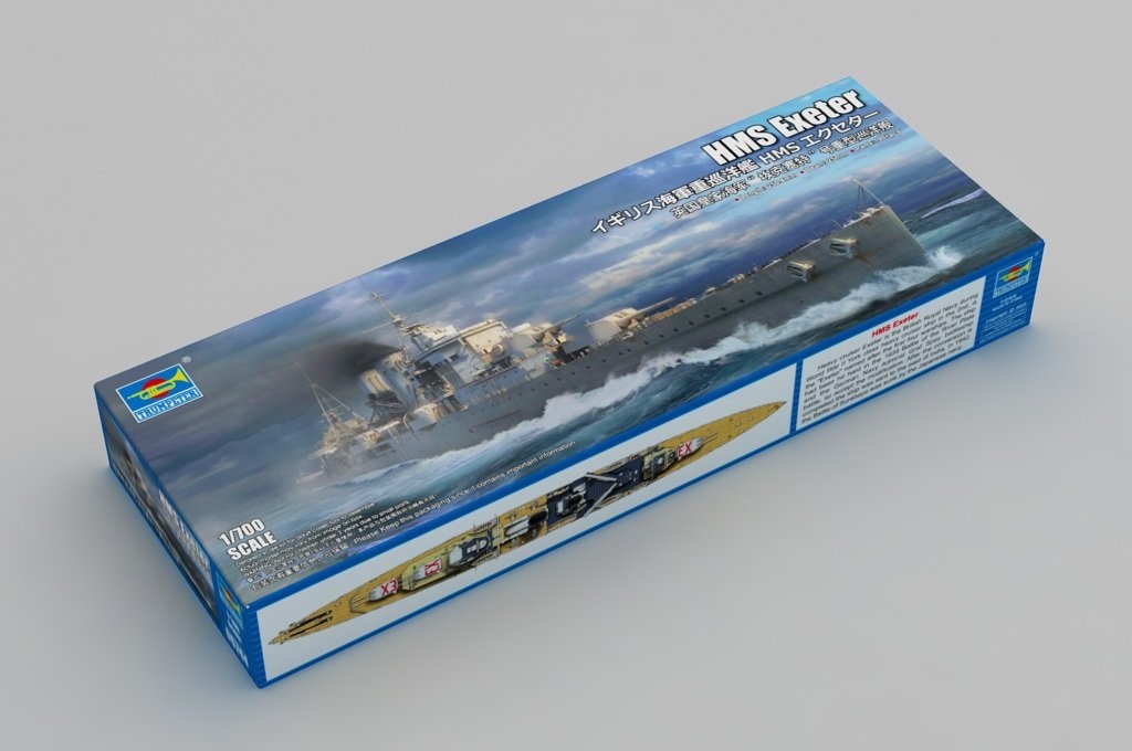 HMS Exeter 1/700 - Trumpeter | Car-model-kit.cz