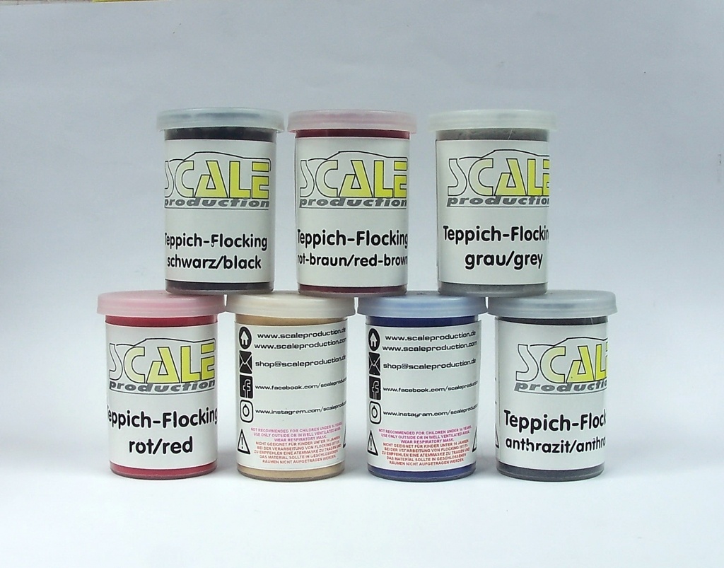 Interior Flocking Grey - Scale Production | Car-model-kit.cz