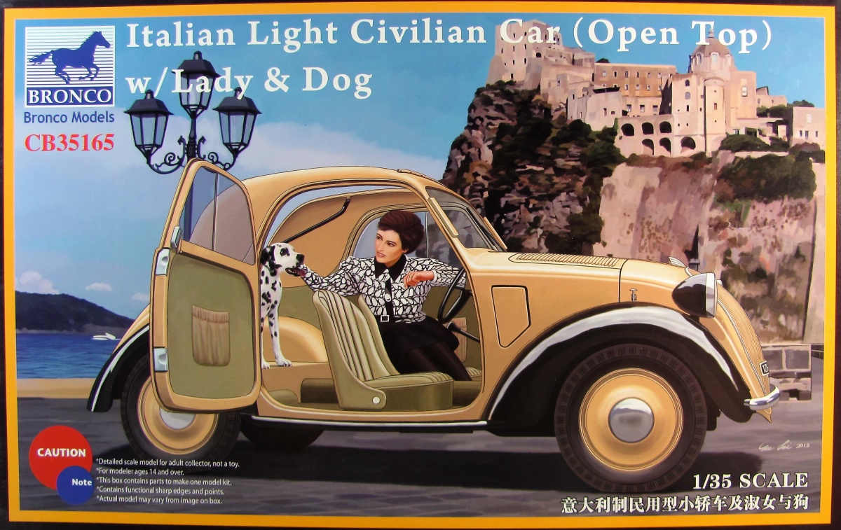 Italian Light Civilian Car - Bronco Models | Car-model-kit.cz