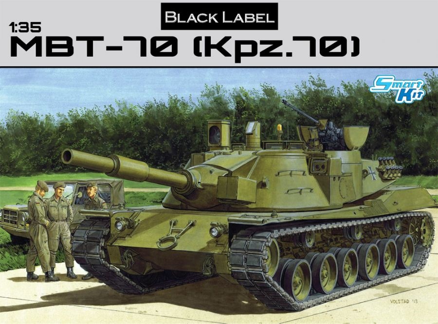 Model Kit tank - MBT-70 (KPZ.70) (1:35) - Dragon | Car-model-kit.cz