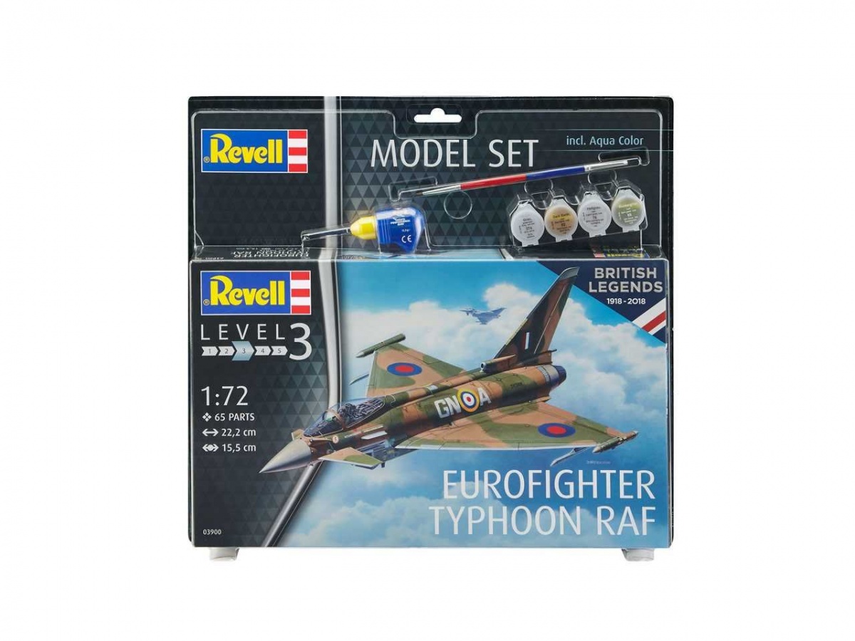 ModelSet letadlo 63900 - 100 Years RAF: Eurofighter Typhoon RAF (1:72 ...