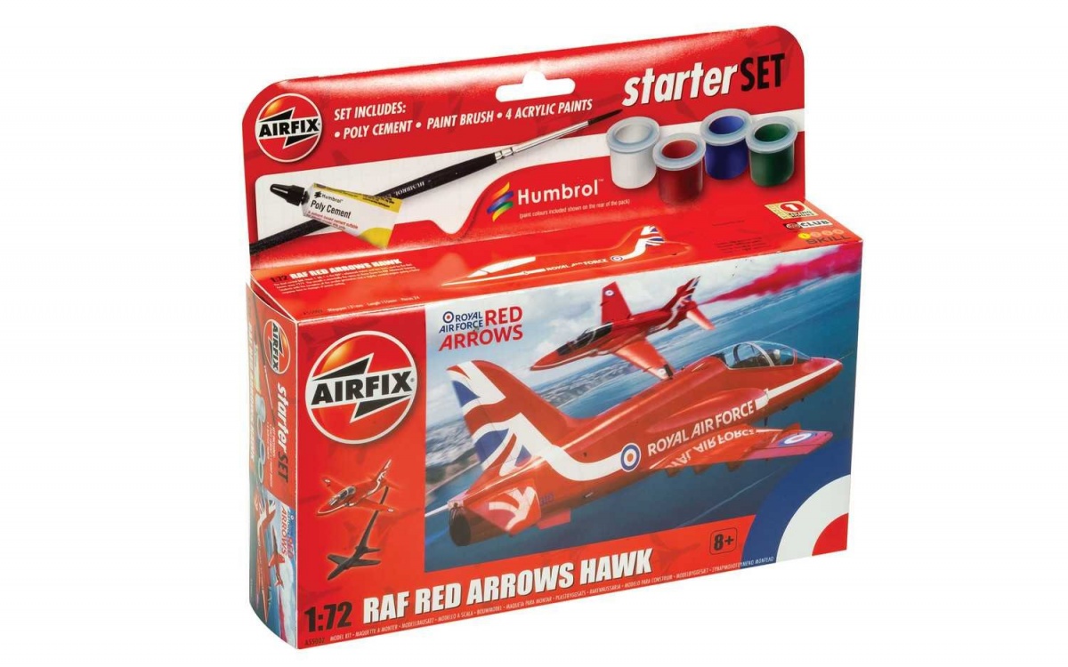 Red Arrows Hawk (1:72) - Airfix | Car-model-kit.cz