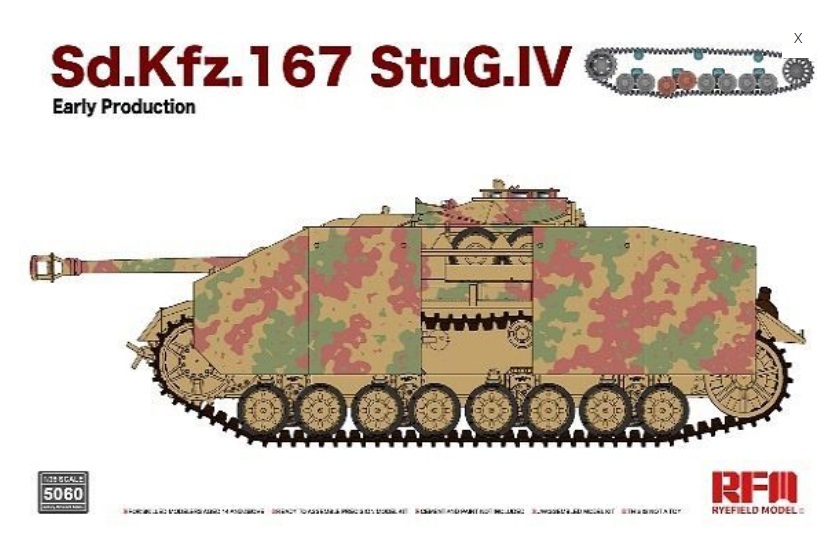 Sd.Kfz.167 StuG.IV Early Production w/workable track links, without ...