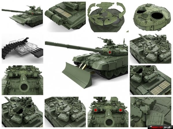 T-90 w/TBS-86 Tank Dozer 1:35 - Meng Model | Car-model-kit.cz