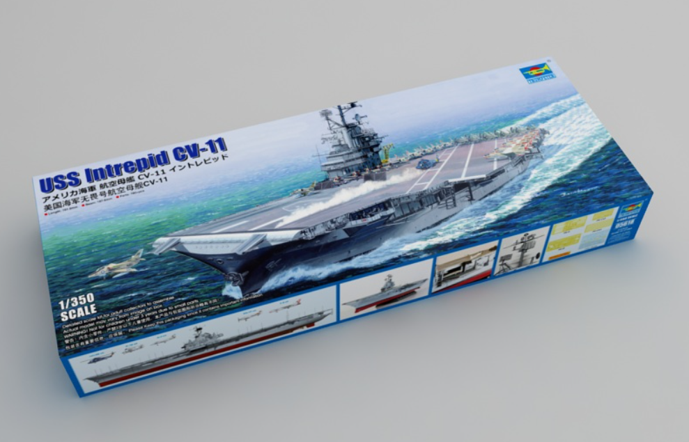 USS Intrepid CV-11- Re Edition 1:350 - Trumpeter | Car-model-kit.cz